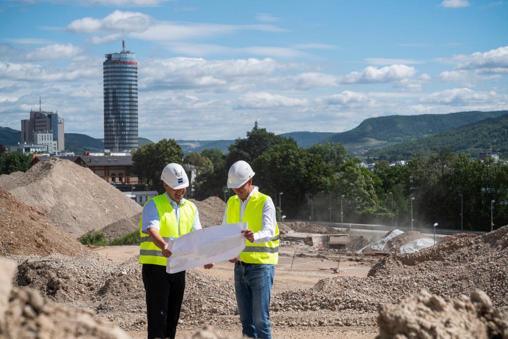 ZEISS Hightech-Standort Jena - Bauarbeiten im Zeitplan